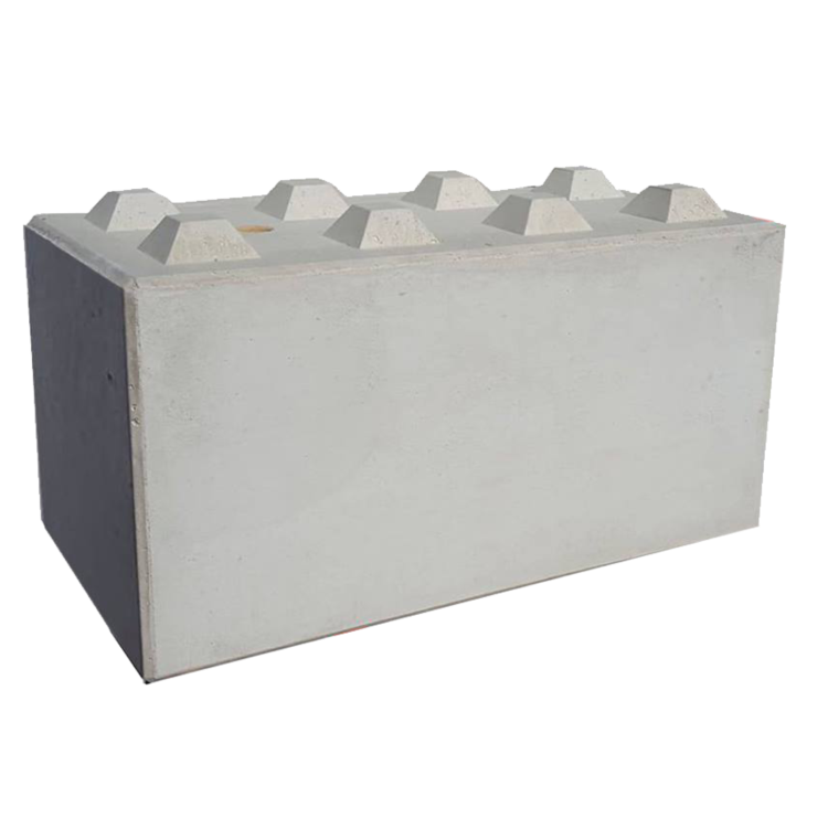 BLOC BETON EMPILABLE L. 600MM